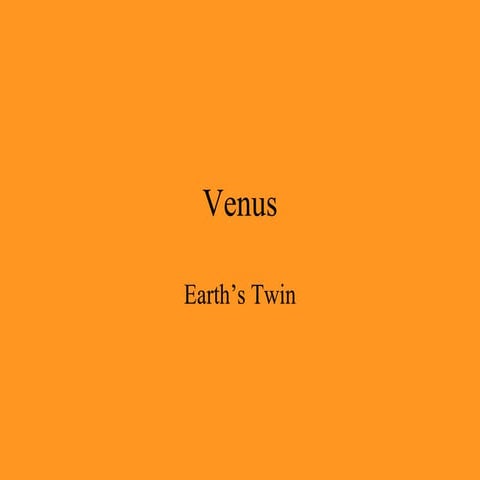 2 planet Venus | PPT