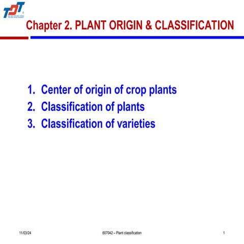 2 Plant classification of plant technology | PPT