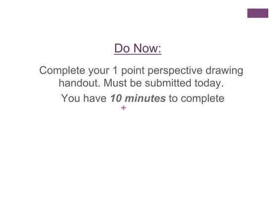 Basic 2 Point Perspective | PPT