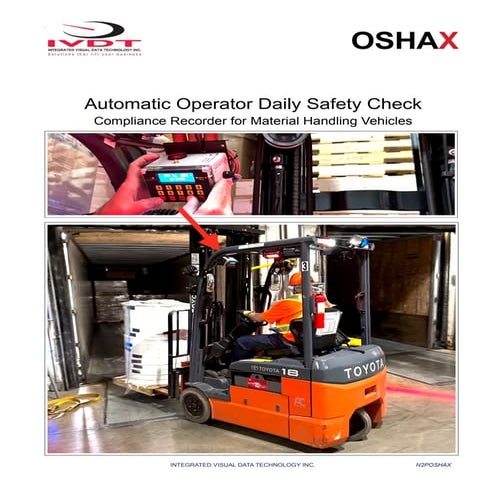 OSHA / Pre-shift safety check recorder for all kinds of material ...