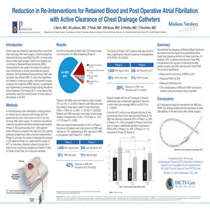 ClearFlow ~ The Facts About Milking & Stripping Occluded Chest Tubes | PDF