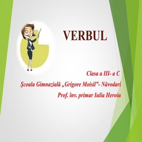 Comprehensive Romanian Verb Grammar and Usage for 3rd Grade | PPT