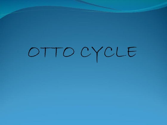 otto cycle | PPTX