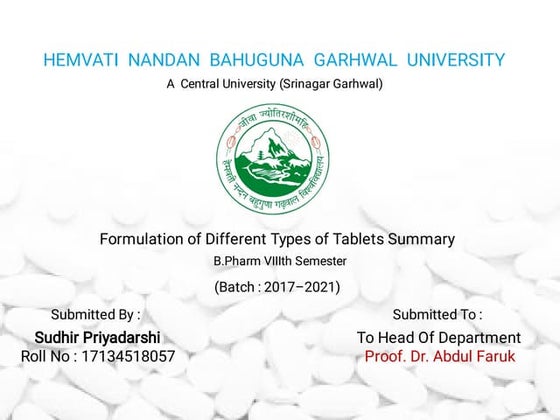 Tablet manufacturing process | PPTX | Pharmaceutical Industry | Industries