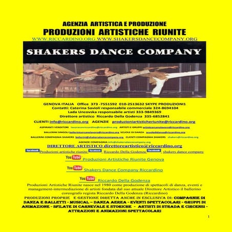 2 presentazione shakers | PDF