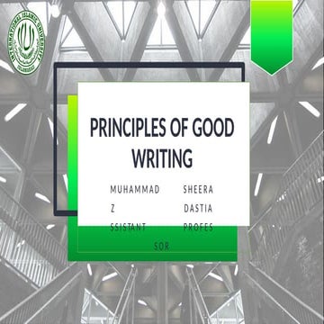 2_Principles of Good Writing (1).pptx final | PPTX