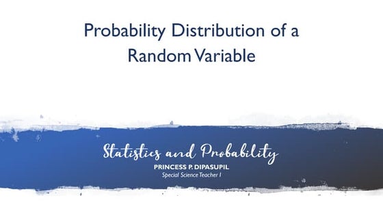 Chapter 1 random variables and probability distributions | PPT Chapter 1 random variables and probability distributions | PPT