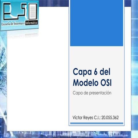 Expo capa de presentacion | PPTX | Computing | Technology & Computing