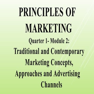 2_Q1-Marketing.pptx PRINCIPLE OF MARKETING | PPTX