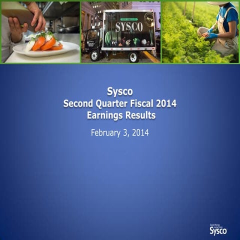 Sysco Investor Presentation CAGNY 2015 | PDF