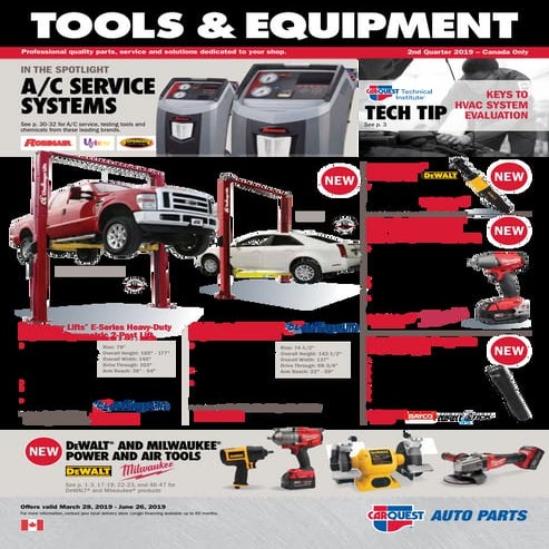 Auto Tools Fyler – CarQuest – AutoBarn.ca | PDF