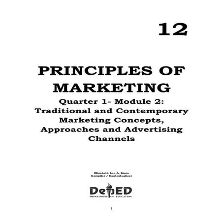 PRINCIPLES MARKETING 11 MODULE 2 FOR ABM STUDENTS | PDF