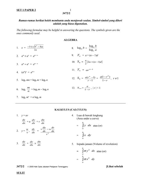 Modul 1: Algebra | PDF