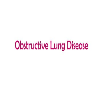 Obstructive_Lung_Disease.pptx for mbbs students | PPTX