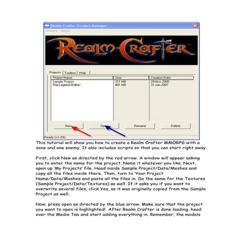 Tutorial Realm Crafter | PDF