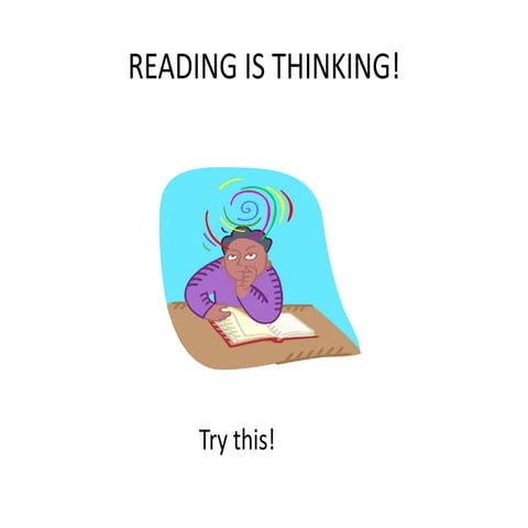 2 reading is thinking | PPTX
