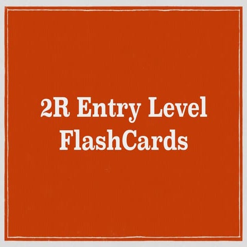 IRLA 2R Entry Level Flashcards | PPT