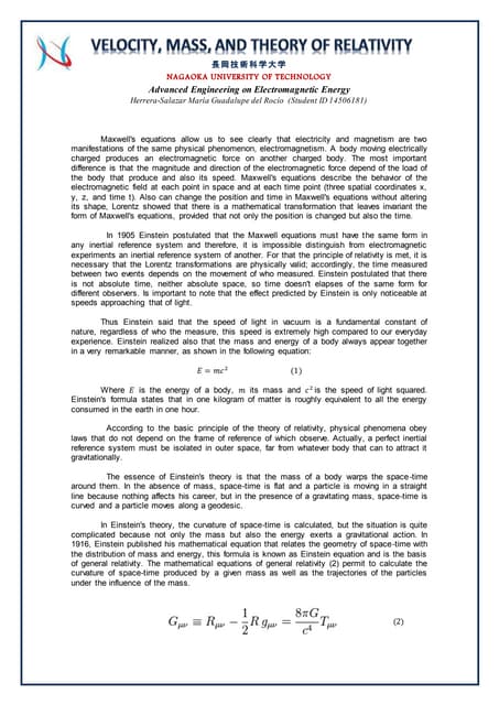 Special Theory Of Relativity | PPT