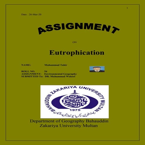 Eutrophication | PDF | Science