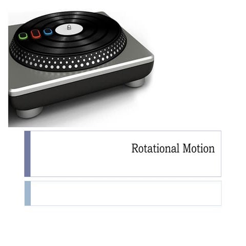 (2) rotational motion | PPT