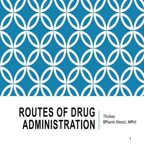 2 routes of administration | PPT