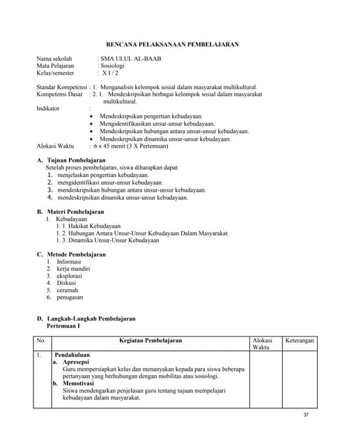 Lembar observasi siswa | DOC