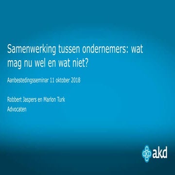 1 samenwerking tussen aanb diensten 2018 | PPTX