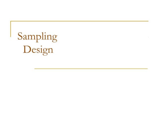 St ratified random sampling | PPT