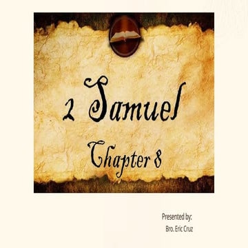 2 Samuel 8 Isang pag-aaral at devotional lesson .pptx