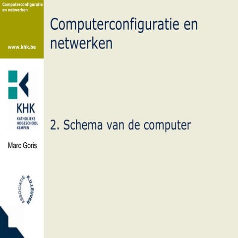 CC1 - 2 schema van de computer | PPTX