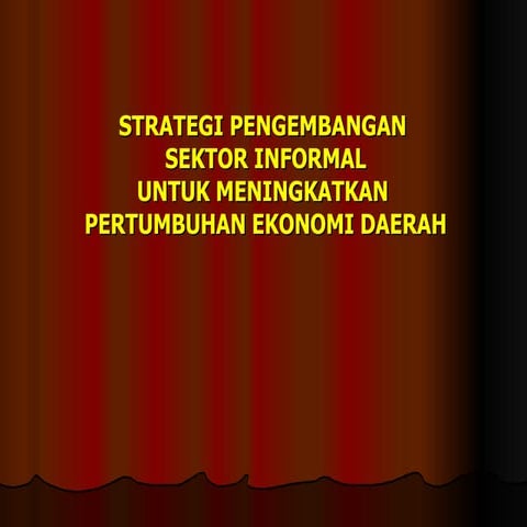 2 Sektor Informal | PPT