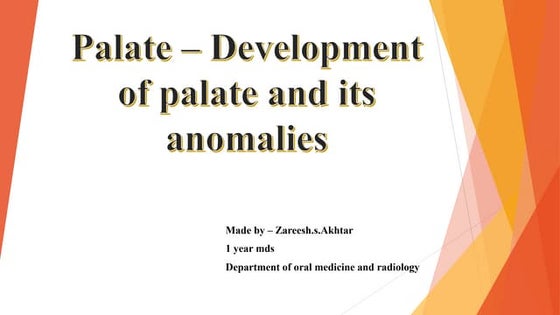 Hard and soft palate | PPTX
