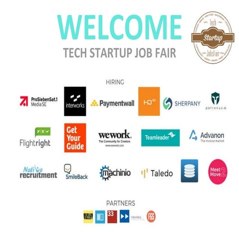 TechMeetups startup job fair berlin | PDF