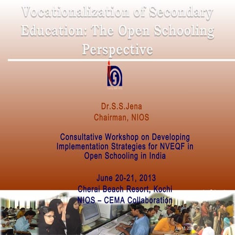Vocationalization of Secondary Education: The Open Schooling ...