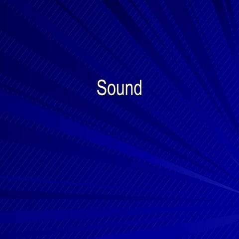 2 sound | PPT | Physics | Science