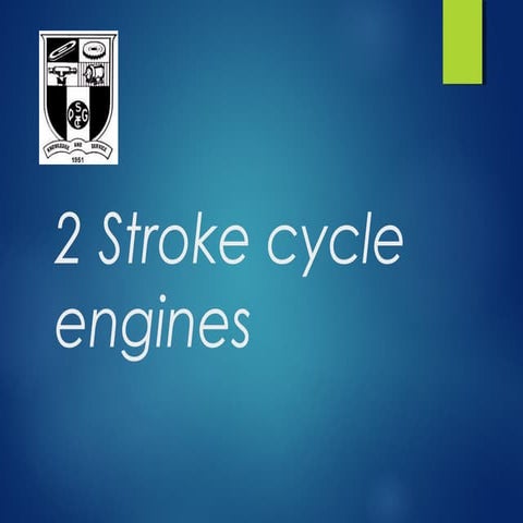 2 stroke cycle engines | PPT