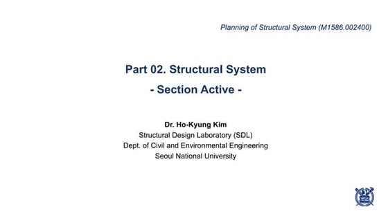 Lecture 1 Structure Systems Basics | PPT