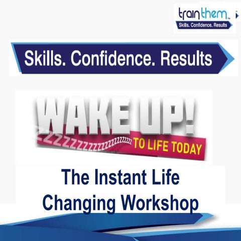 Wake up life coaching single page | PPTX
