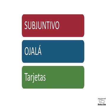 Subjuntivo Recomendaciones Tarjetas | PDF