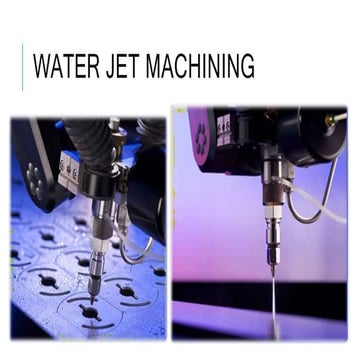 water jet machining | PPTX