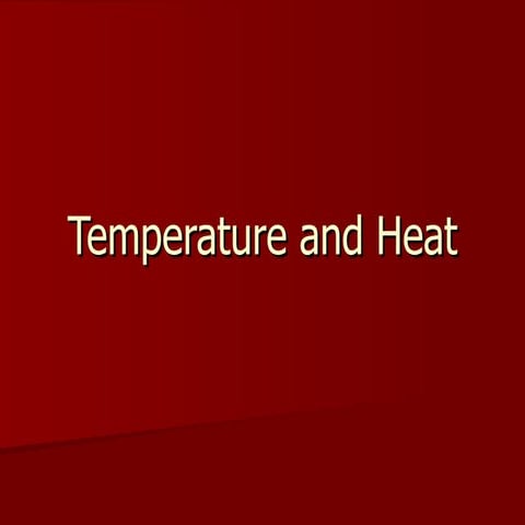 2 temperature and heat | PPT