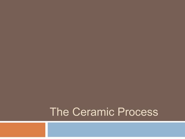 Manufacturing process of ceramic tiles | PPT | Home Improvement | Home ...
