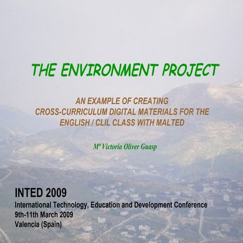 The Environment Project: An Example Of Creating Cross Curriculum ...