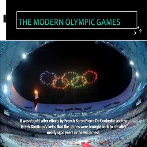 The Modern Olympic Games | PPTX
