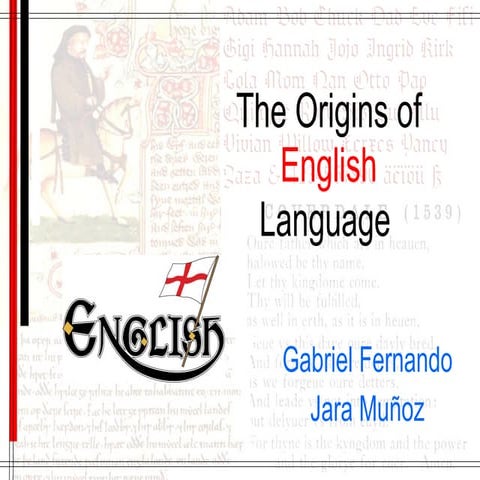 2 the origins of english language | PPT