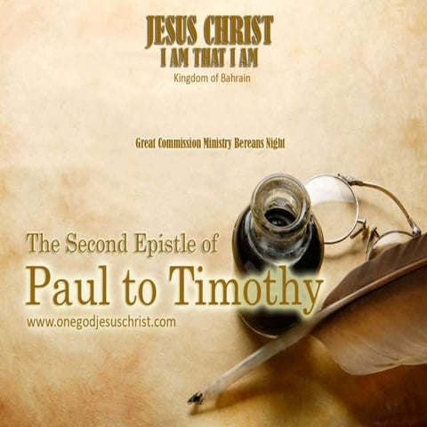 II Timothy | PPTX