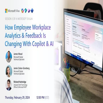 Microsoft x 2toLead Webinar Session 3 - How Employee Workplace ...