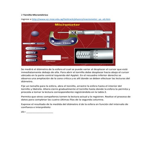 2 tornillo micrométrico | PDF