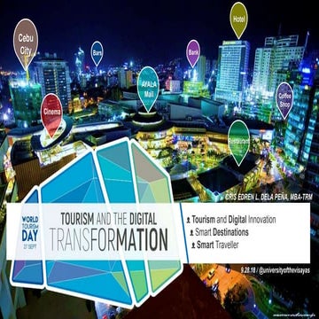 Tourism and the Digital Transformation | PPTX