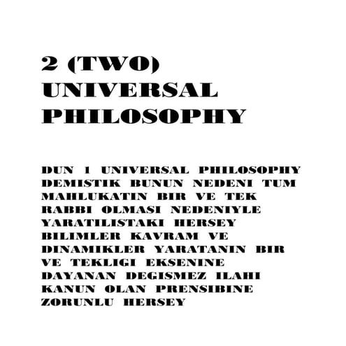 2 TWO UNIVERSAL PHILOSOPHY.docx...... | PDF